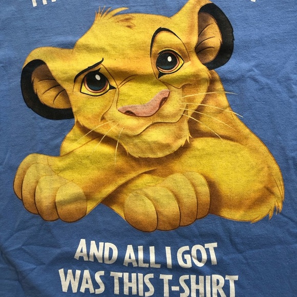 Hanes | Tops | Disney Lion King With Simba Graphic My Dad Went To ...